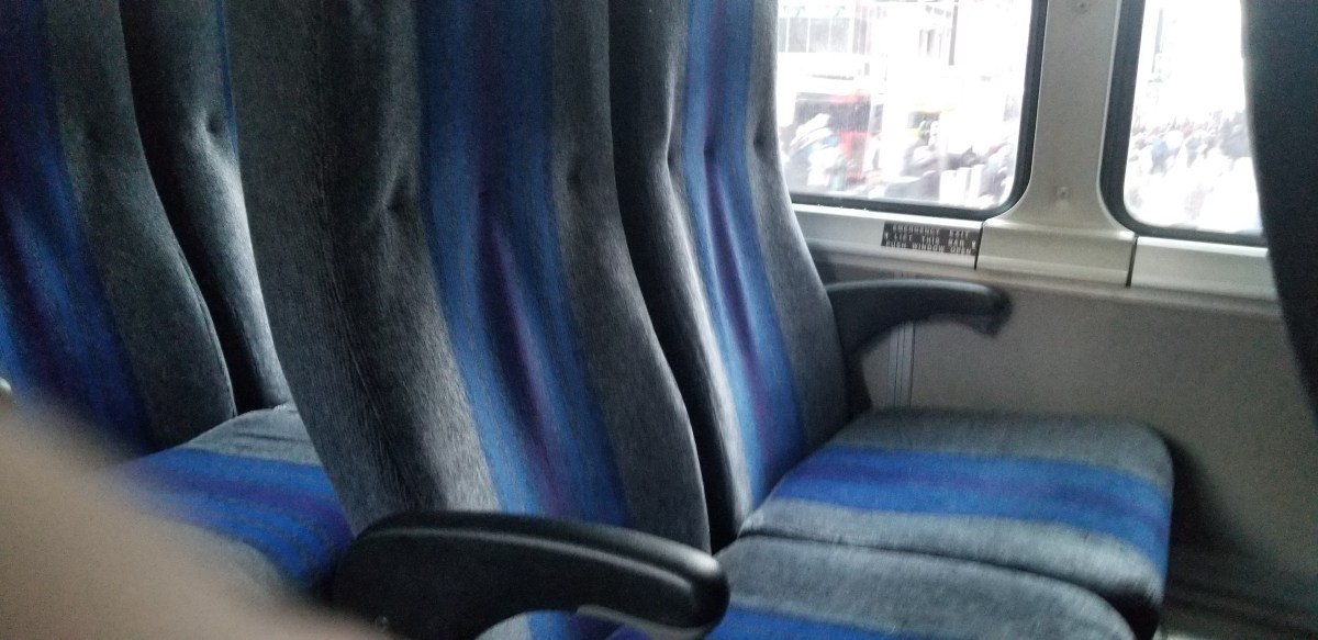 The mystery commuter on the QM20 bus | Matthew Sheahan